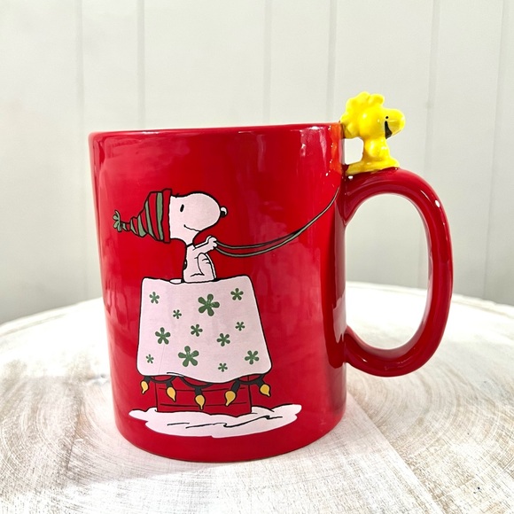 Peanuts | Dining | Peanuts Snoopy With Woodstock Merry Christmas Coffee ...